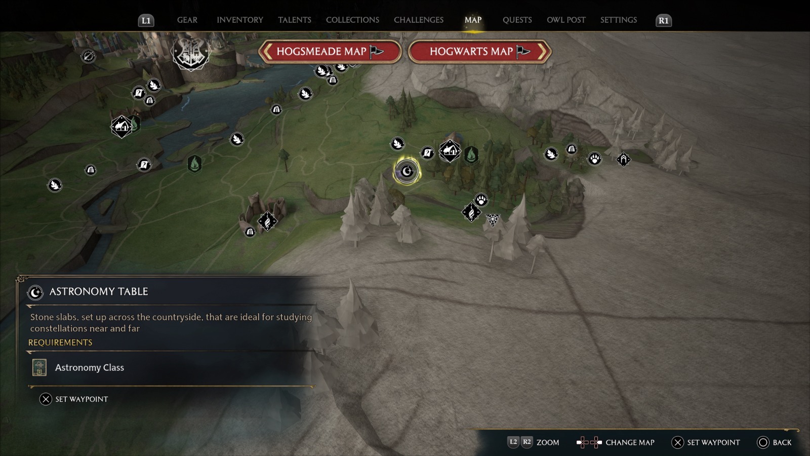 Hogwarts Legacy - All Astronomy Tables Locations Guide - Neoseeker