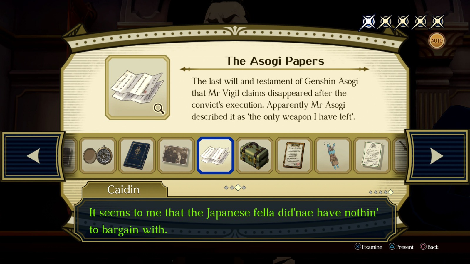The Great Ace Attorney 2: Resolve - Episode 5 Part 4 Guide - The Great ...