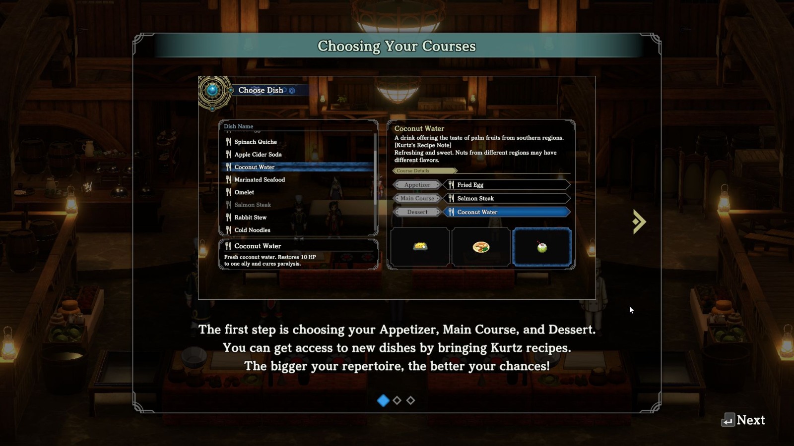 Cooking Battle Guide - Eiyuden Chronicle: Hundred Heroes - Neoseeker
