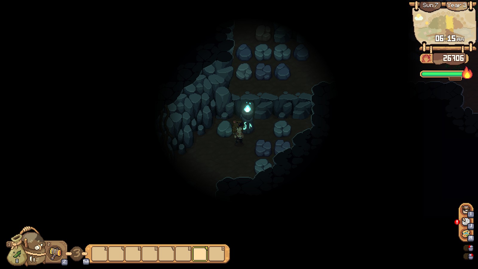 Roots of Pacha - Caves Mining Guide - Neoseeker