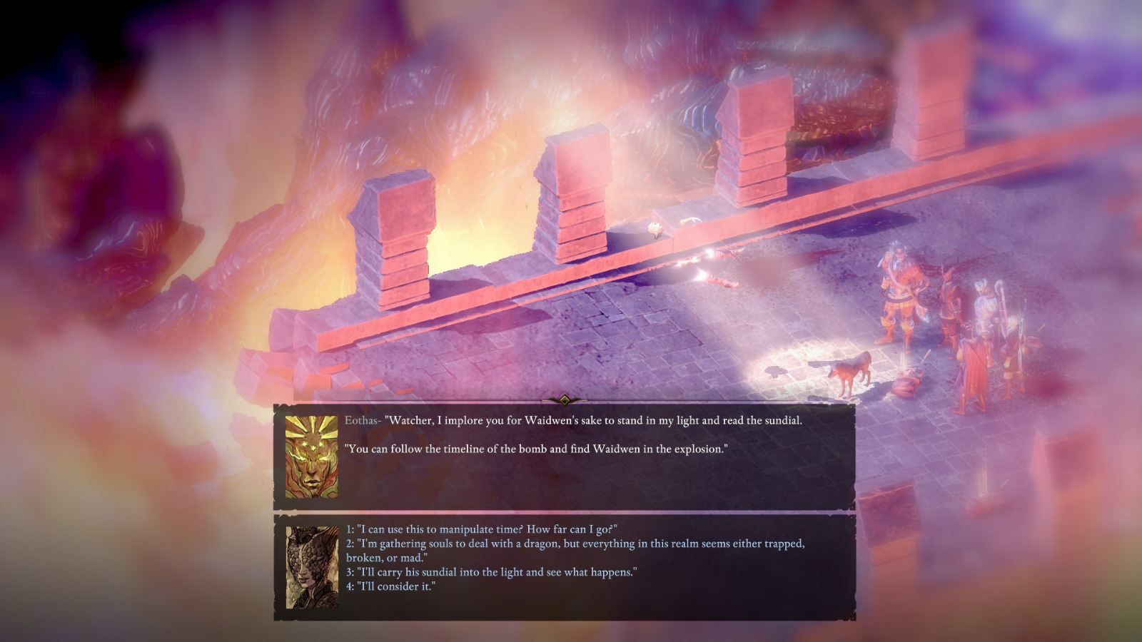 The Bridge Ablaze - Pillars of Eternity II: Deadfire - Beast of Winter ...