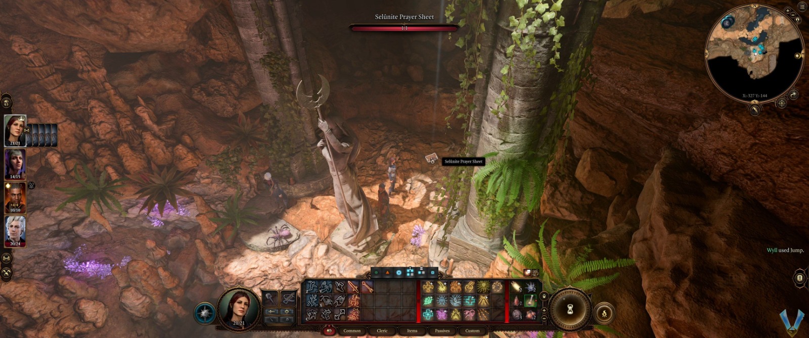 How to open the Guilded Chest of Selune in the Owlbear Cave - Baldur's ...