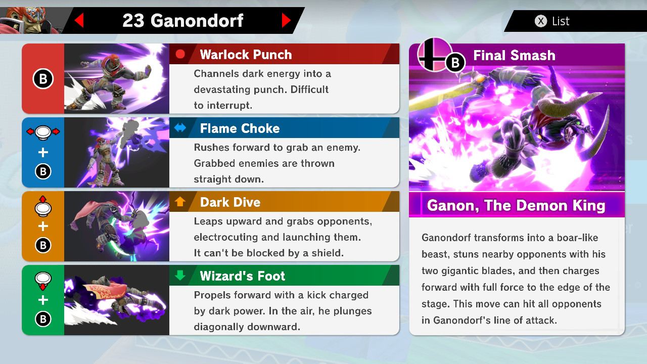 Ganondorf - Super Smash Bros. Ultimate Walkthrough - Neoseeker