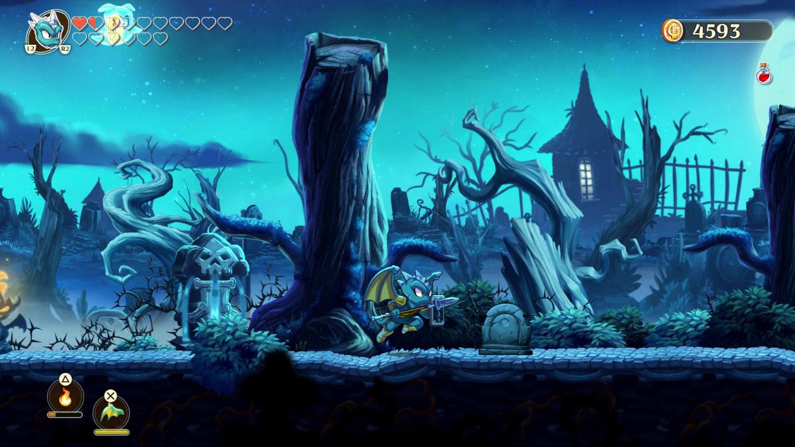 Deadwood Graveyard - Monster Boy and the Cursed Kingdom Walkthrough ...
