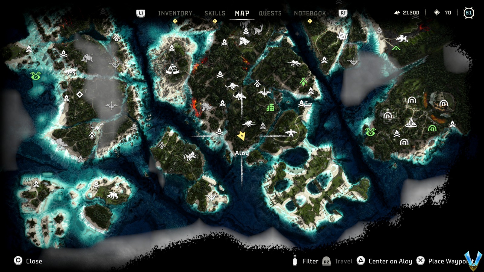 Horizon Forbidden West - DLC Datapoints World Locations Guide - Neoseeker