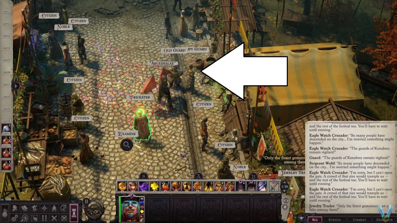 Talk to the guards - Pathfinder: Wrath of the Righteous Walkthrough ...