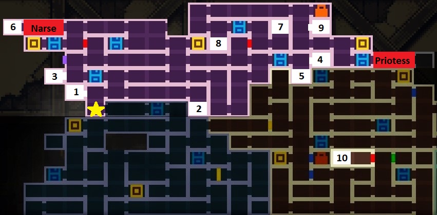 Maps - Record of Lodoss War-Deedlit in Wonder Labyrinth- Walkthrough ...