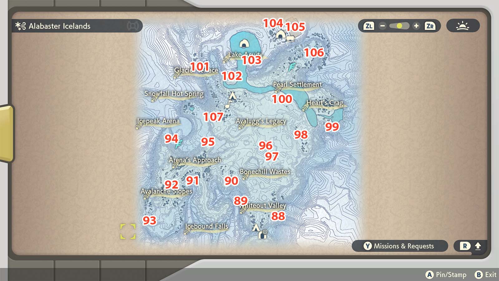Alabaster Icelands Will-o'-Wisp Locations Guide - Pokémon Legends ...
