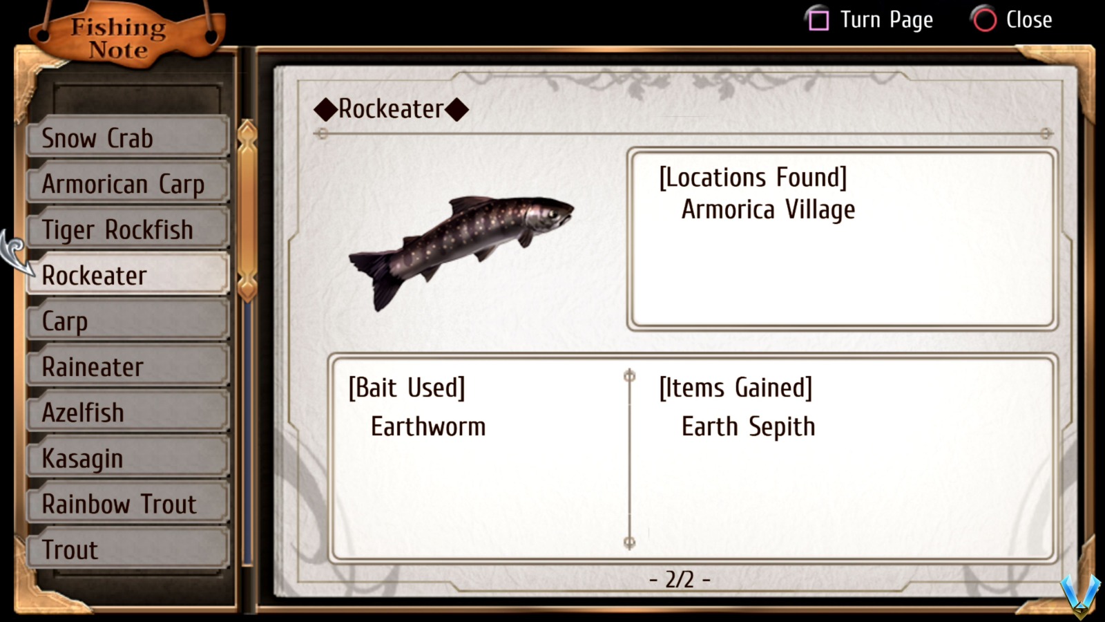 Trails from Zero - Fishing Guide - The Legend of Heroes: Trails from ...