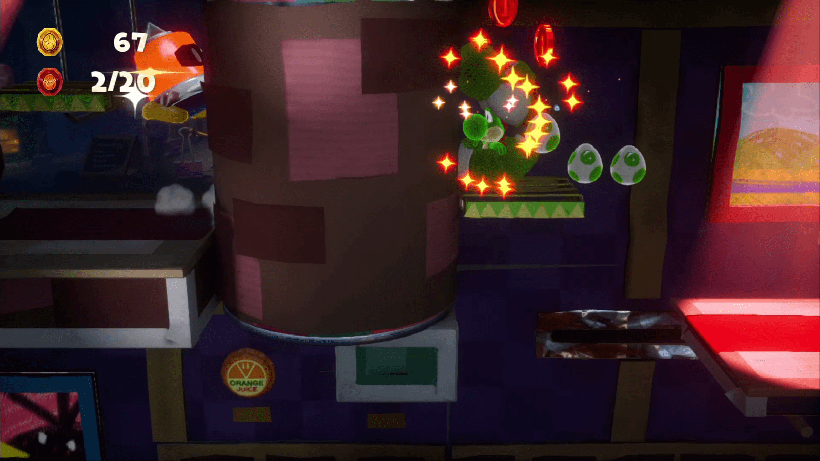 Skulking Around - Yoshi's Crafted World Walkthrough - Neoseeker