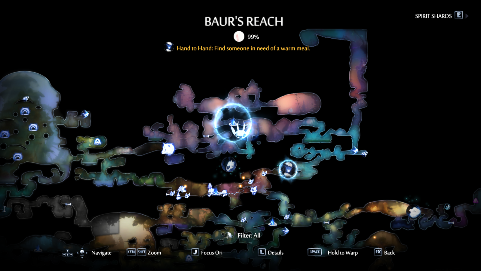Baur's Reach - Ori and the Will of the Wisps Walkthrough - Neoseeker