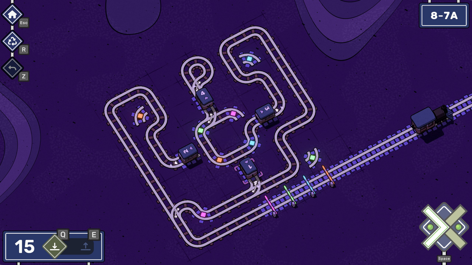 World 8 Puzzle Solutions - Railbound Walkthrough - Neoseeker