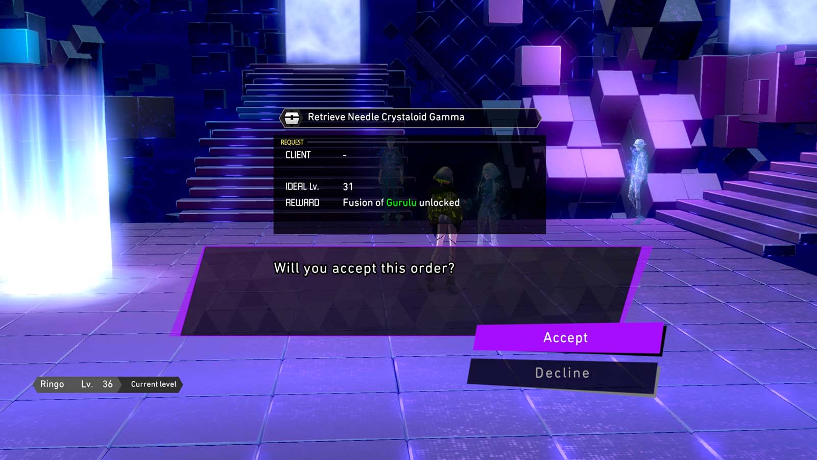 Retrieve Needle Crystaloid Gamma Directive Guide Soul Hackers 2