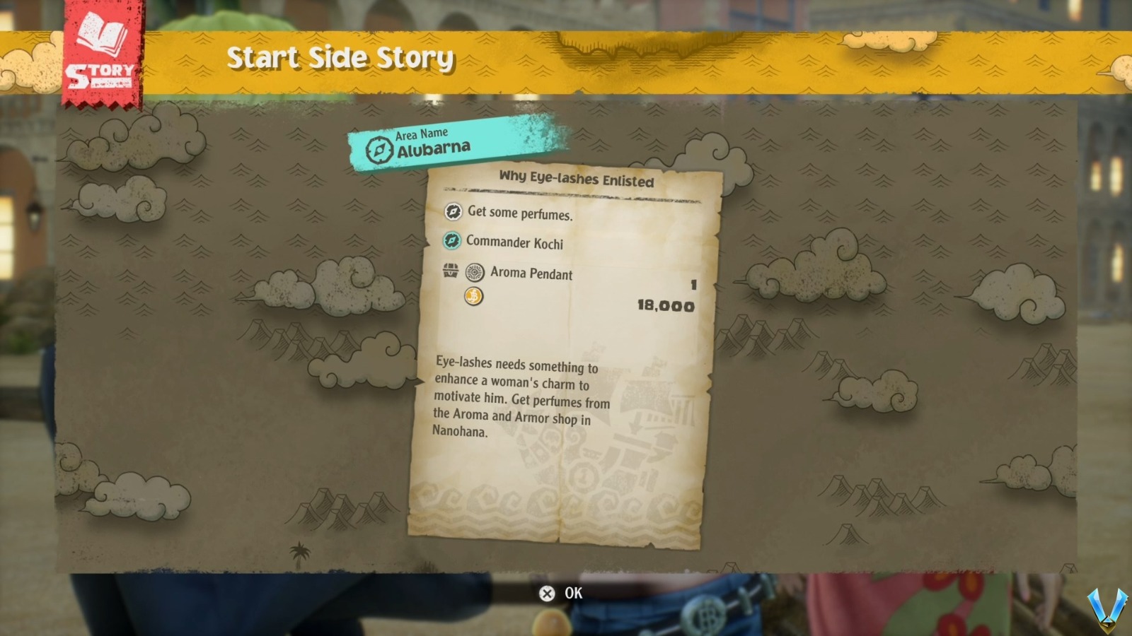 One Piece Odyssey - Why Eye-lashes Enlisted Walkthrough - Neoseeker