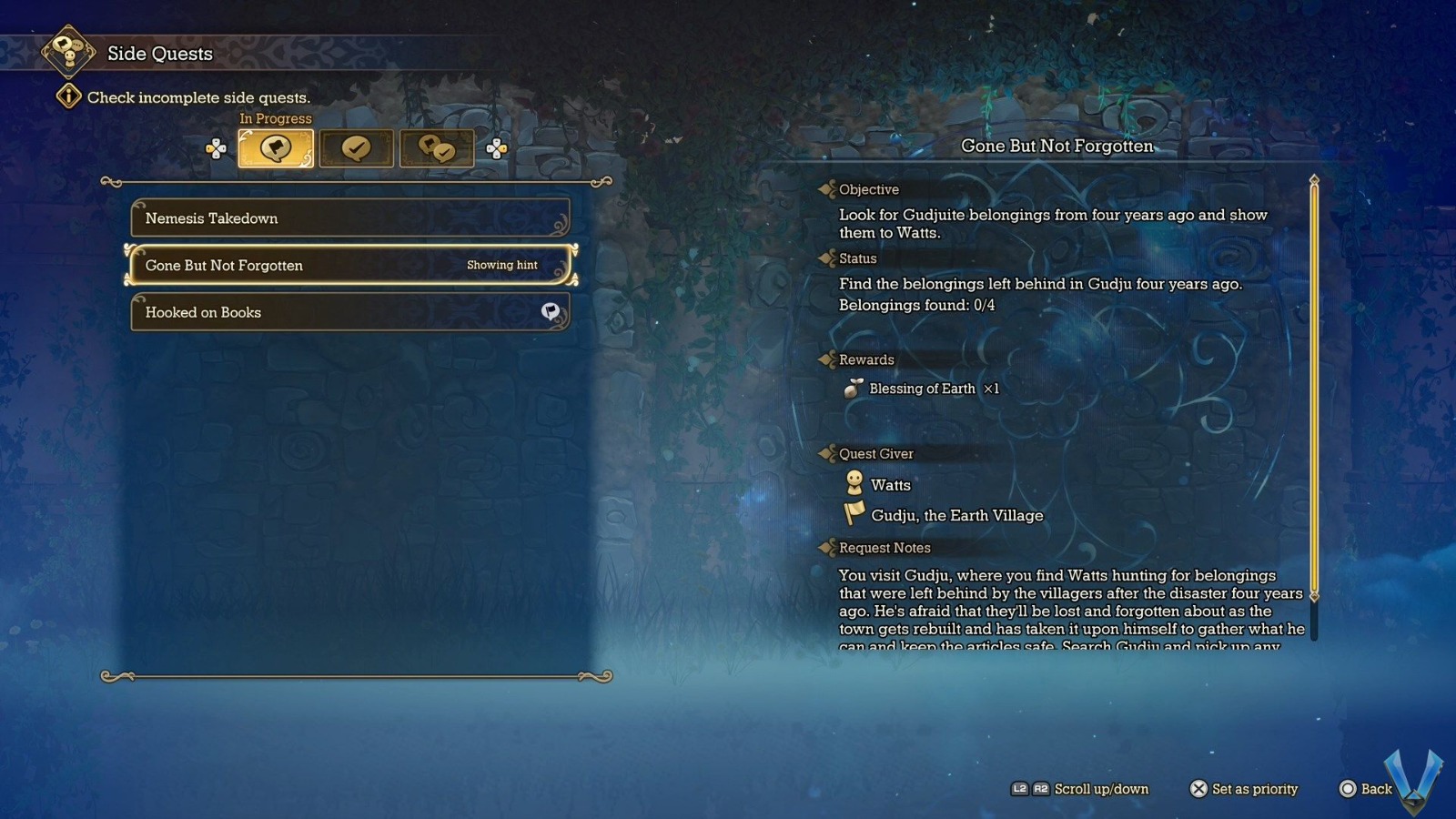 Gone But Not Forgotten (Chapter 5) - Visions of Mana Walkthrough ...
