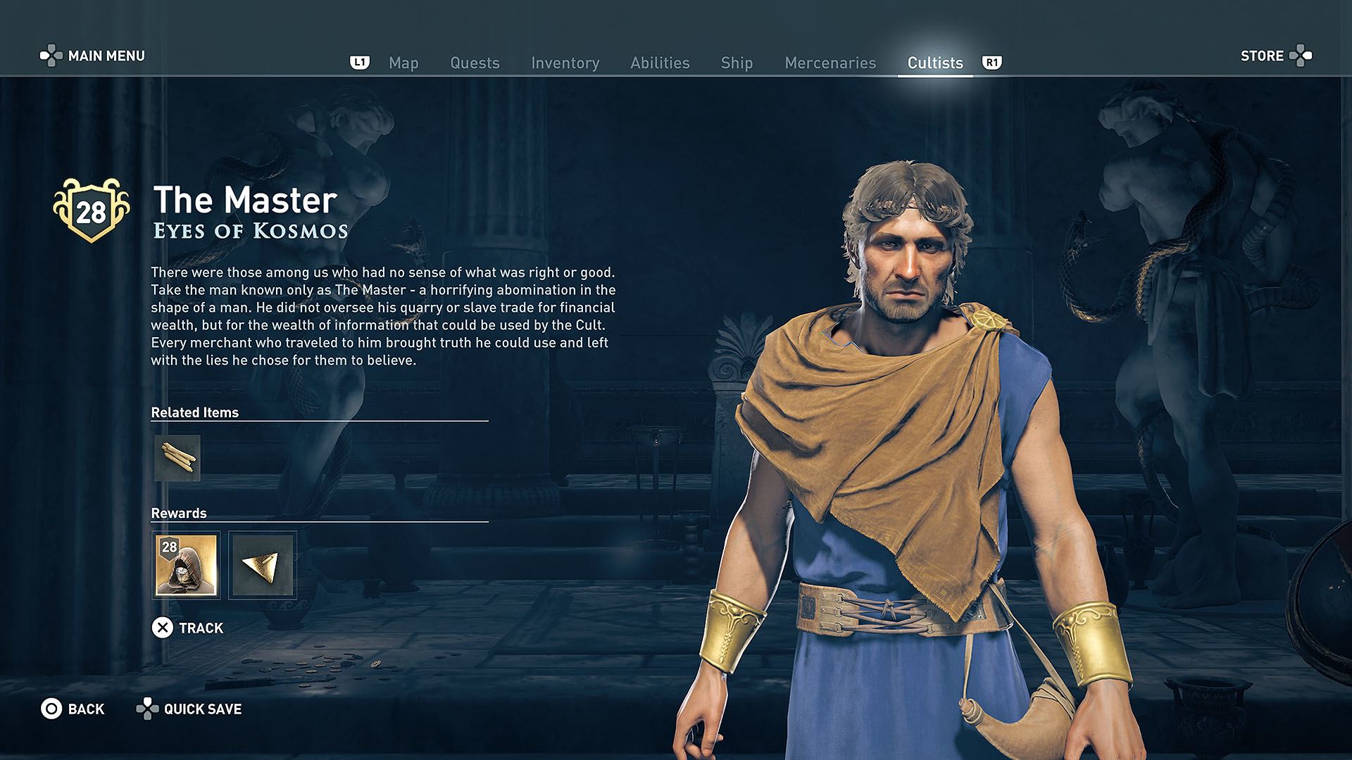 Branch: Eyes of Kosmos - Assassin's Creed Odyssey Walkthrough - Neoseeker