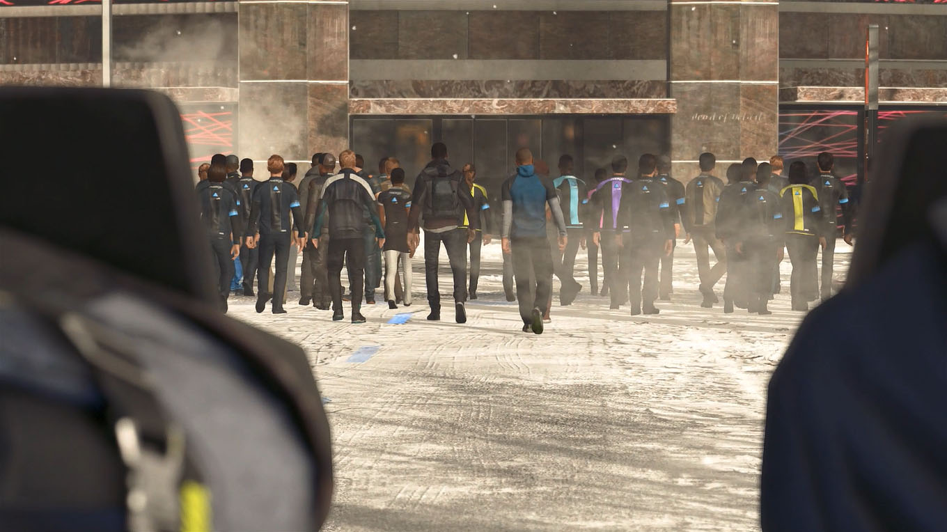 Walkthrough: Freedom March - Detroit: Become Human - Neoseeker