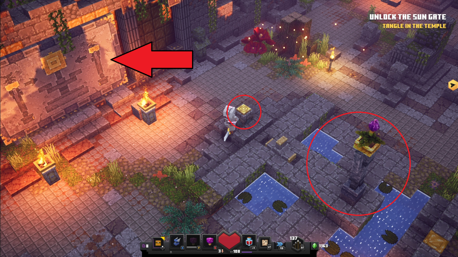 Overgrown Temple Walkthrough - Minecraft Dungeons - Neoseeker