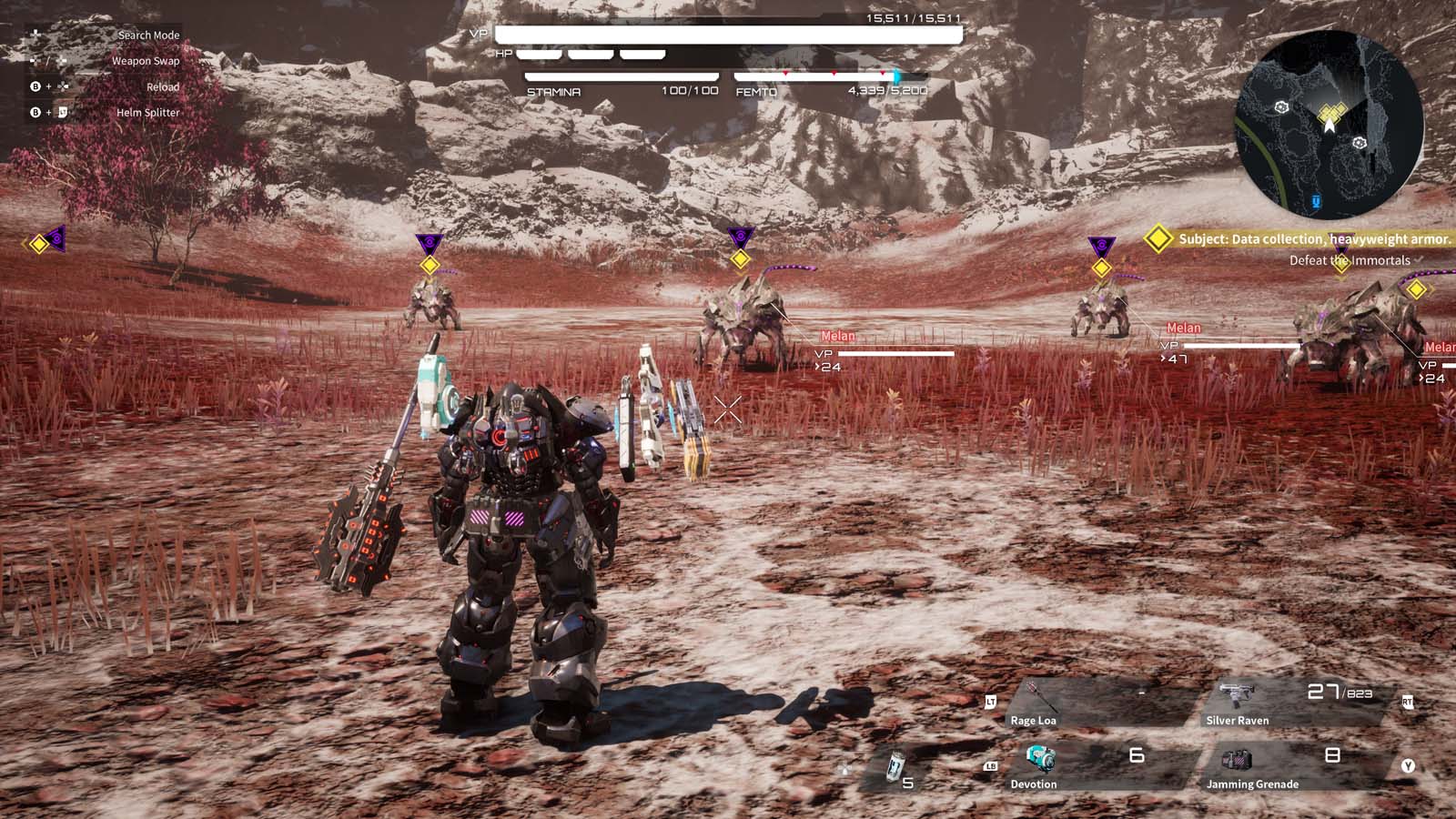 Data collection, heavyweight armor Guide - Daemon X Machina: Titanic ...