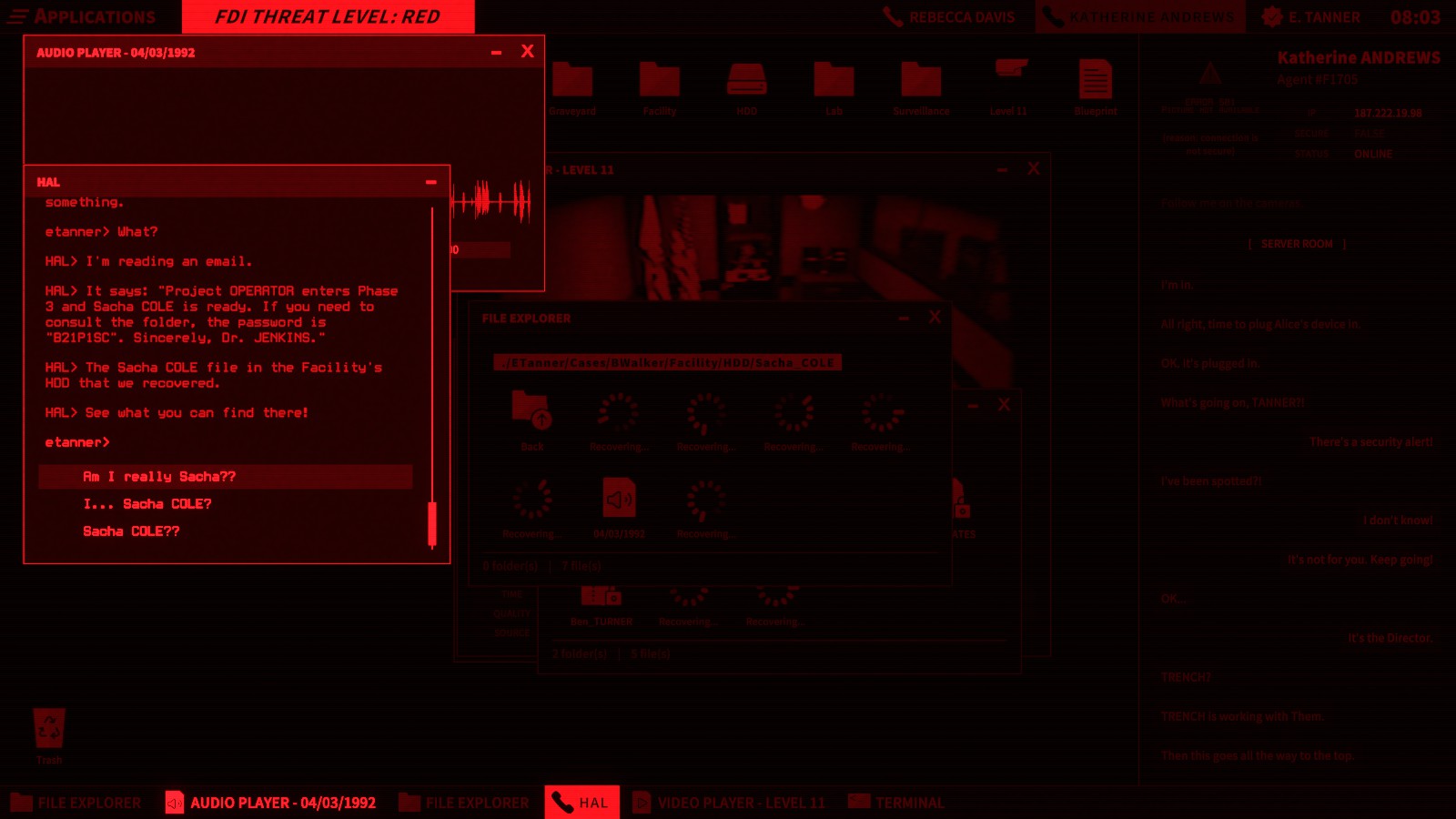 The Operator - Day Four walkthrough - Neoseeker