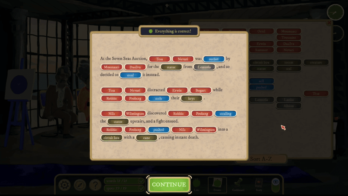 The Rise of the Golden Idol Going Once Guide - Neoseeker