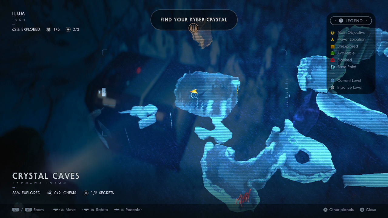 Ilum - Find a Kyber Crystal - Star Wars: Jedi Fallen Order Walkthrough ...