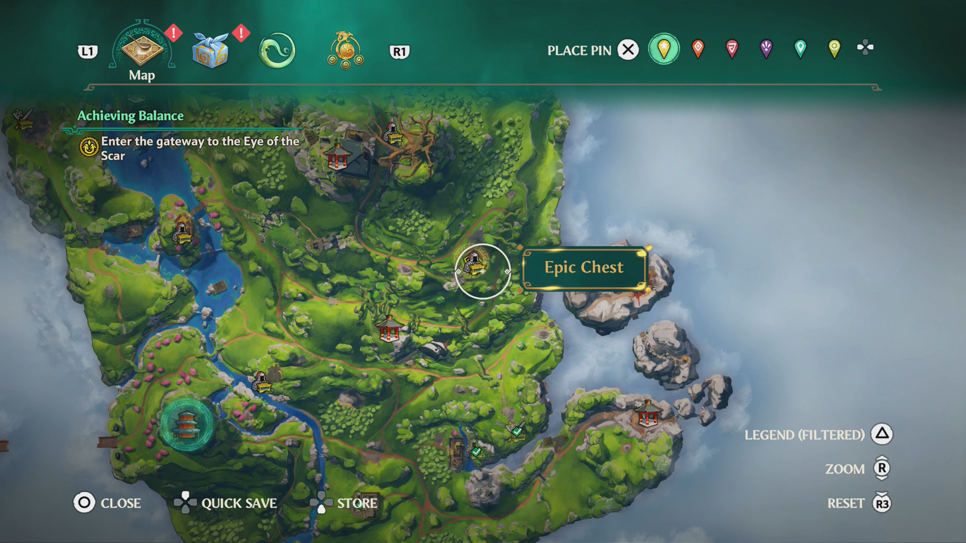 All Peng Lai Epic and Guarded Chest Locations - Immortals Fenyx Rising ...