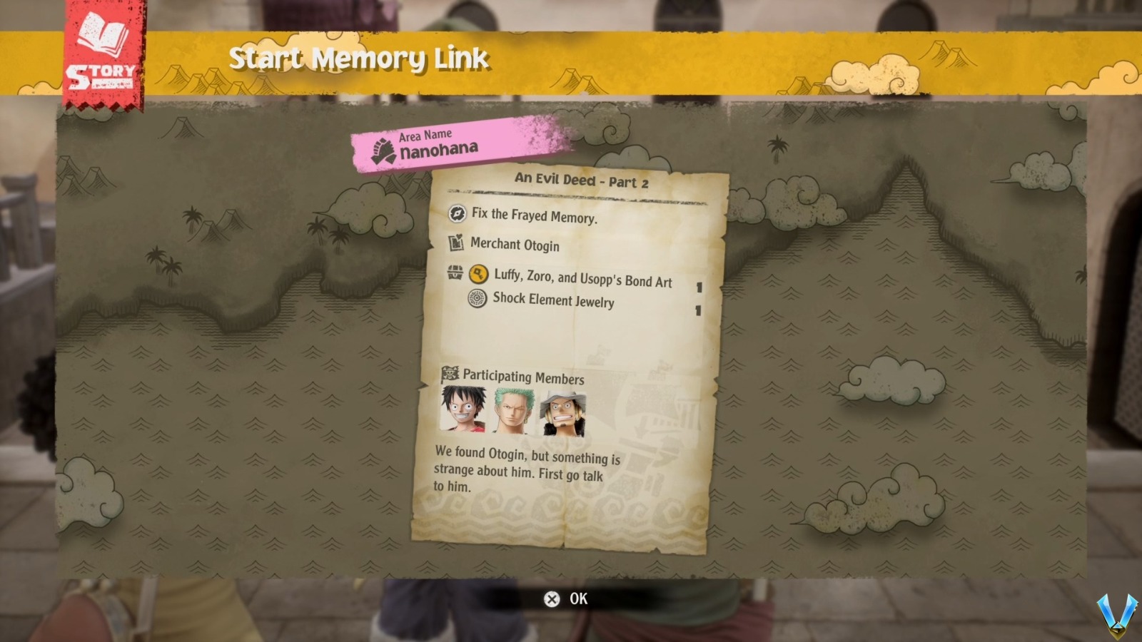 One Piece Odyssey - An Evil Deed - Part 2 Walkthrough - Neoseeker