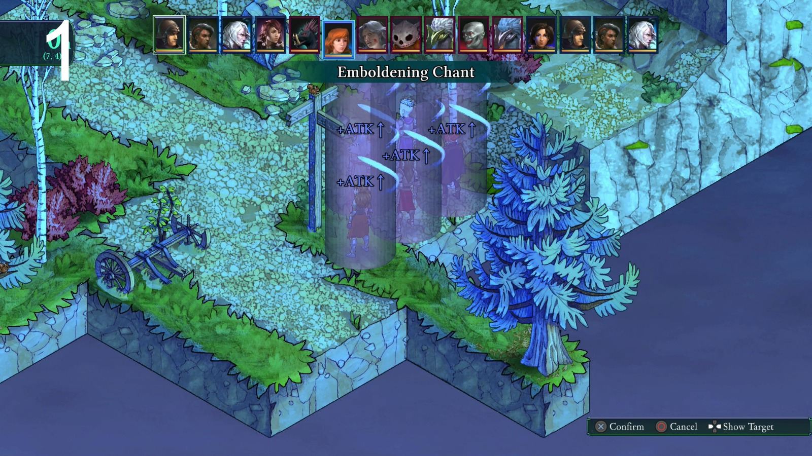 Battle 21 - Lady Anquine in the Alpine Woods Walkthrough - Fell Seal ...