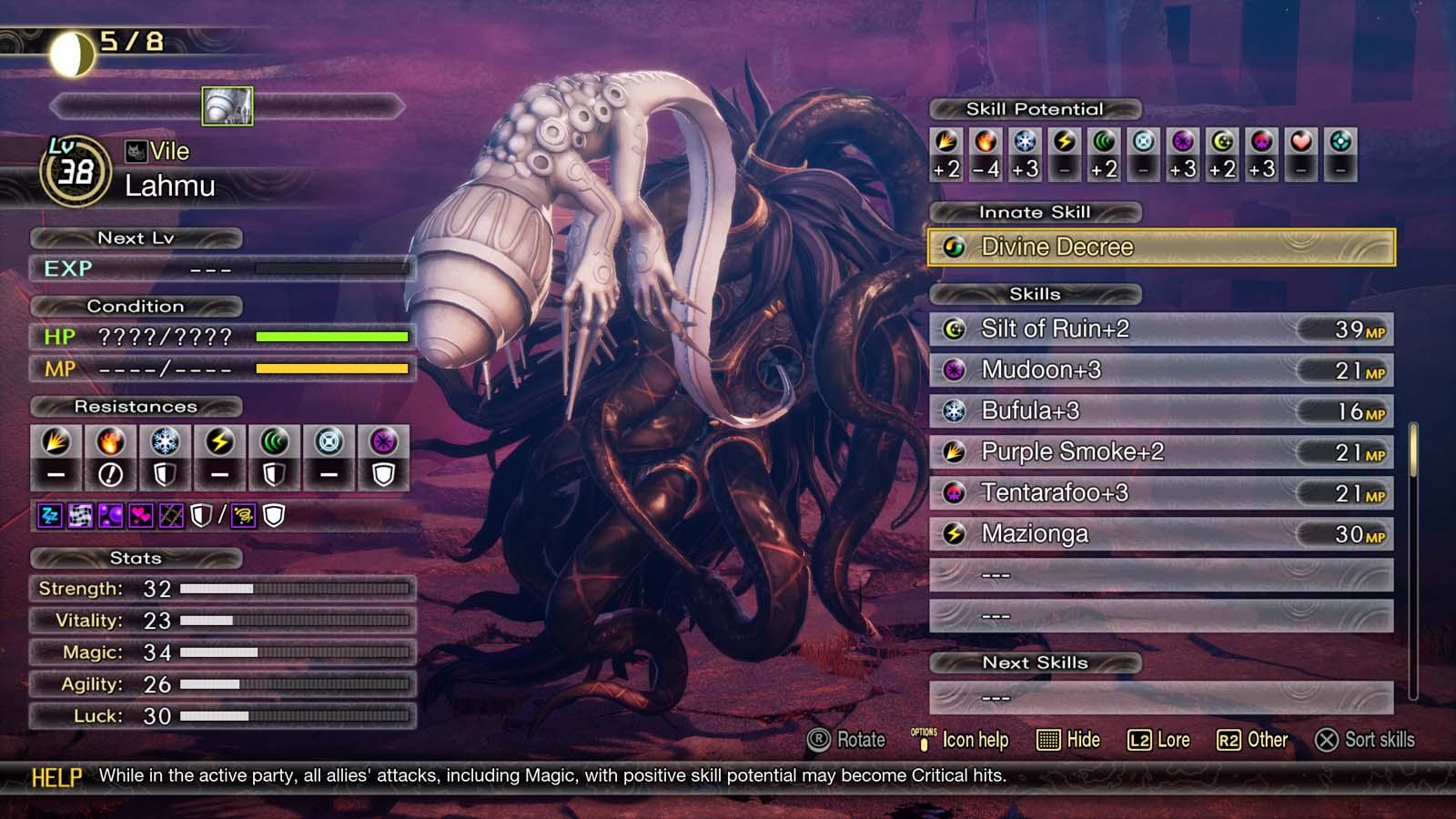 Lahmu (Creation) Boss Battle Guide - Shin Megami Tensei V: Vengeance - Neoseeker