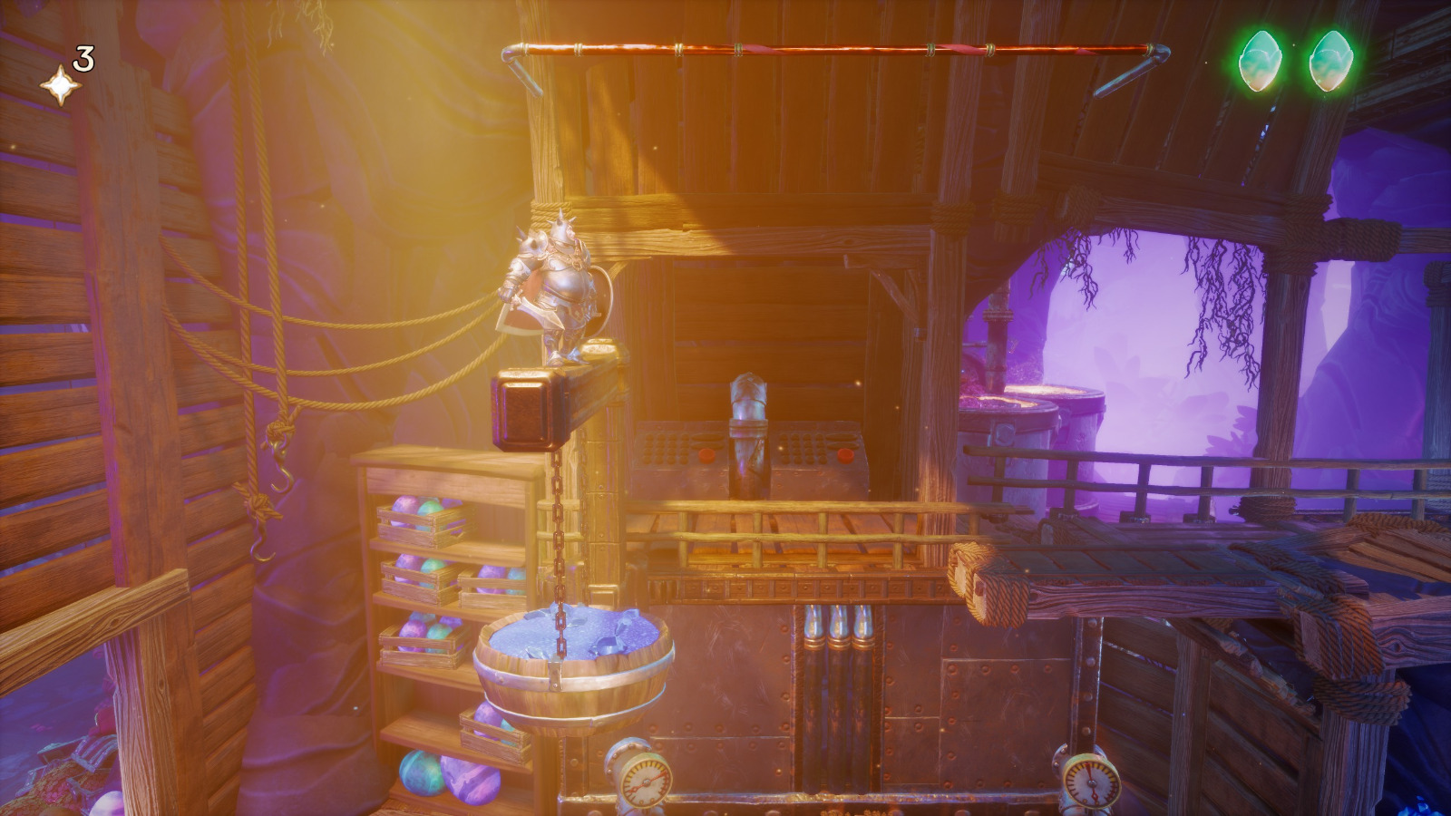 Gemstone Caverns - Trine 5: A Clockwork Conspiracy Walkthrough - Neoseeker