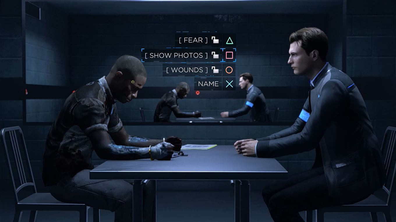 Walkthrough: The Interrogation - Detroit: Become Human - Neoseeker