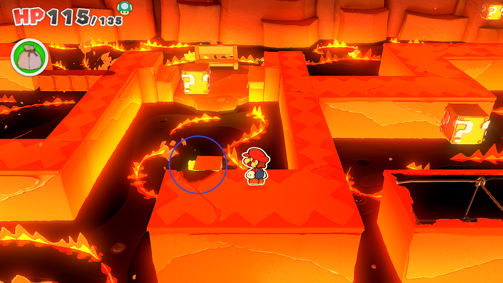 Paper Mario: Origami King - Fire Vellumental Cave Walkthrough - Paper ...