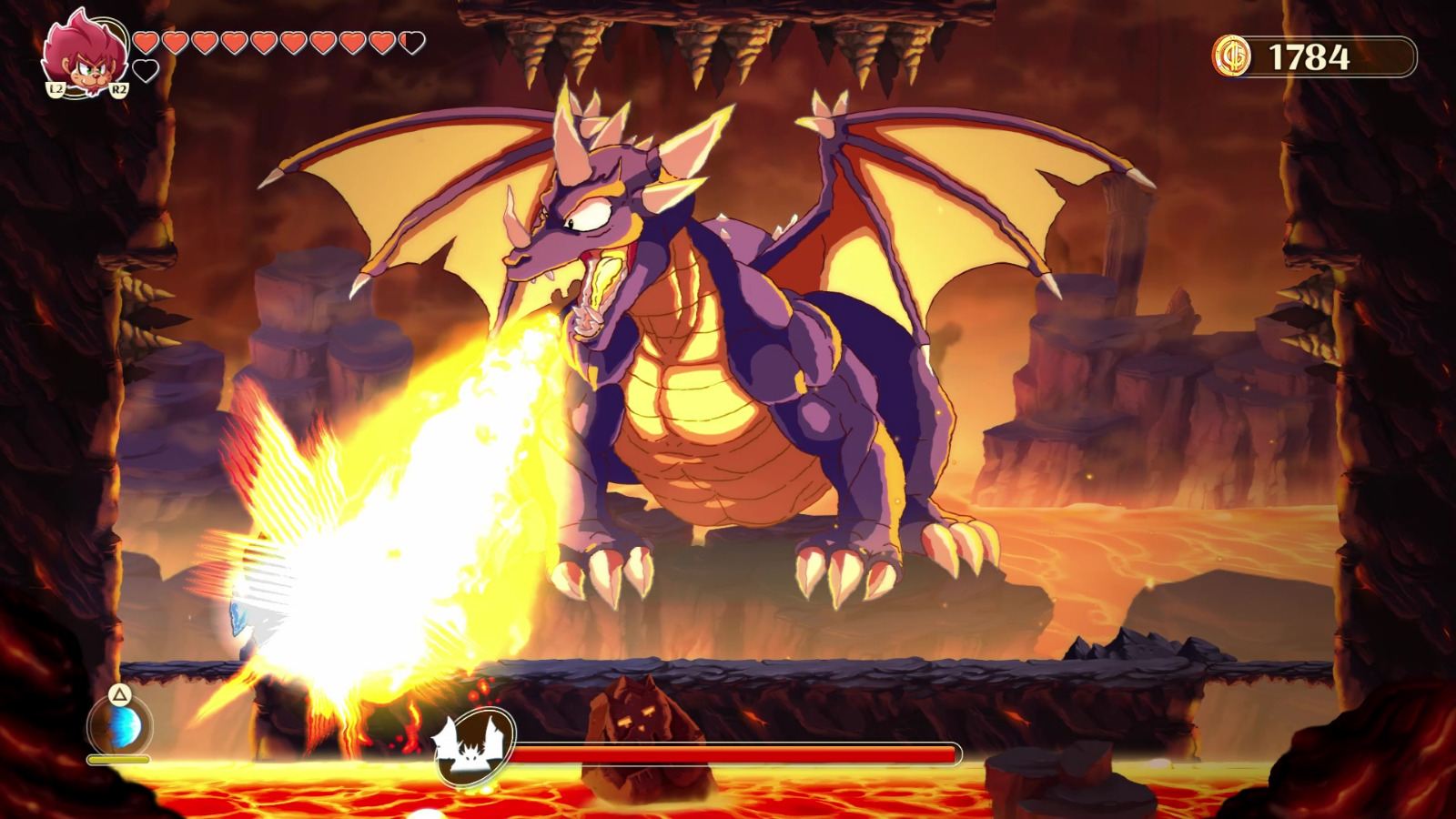 The Volcano - Monster Boy and the Cursed Kingdom Walkthrough - Neoseeker