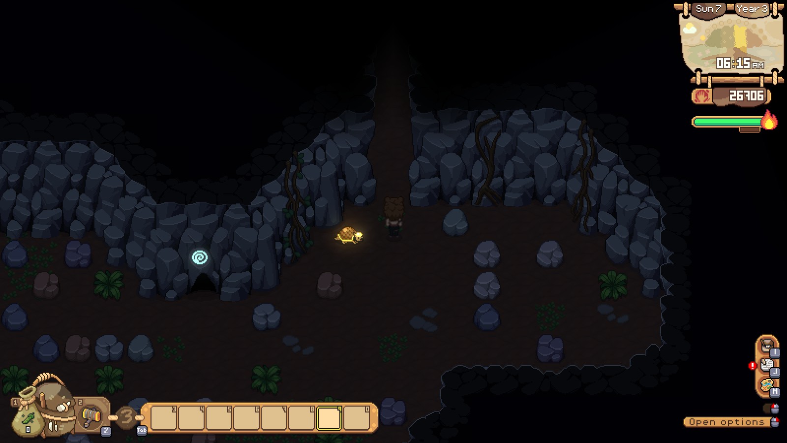 Roots of Pacha - Caves Mining Guide - Neoseeker