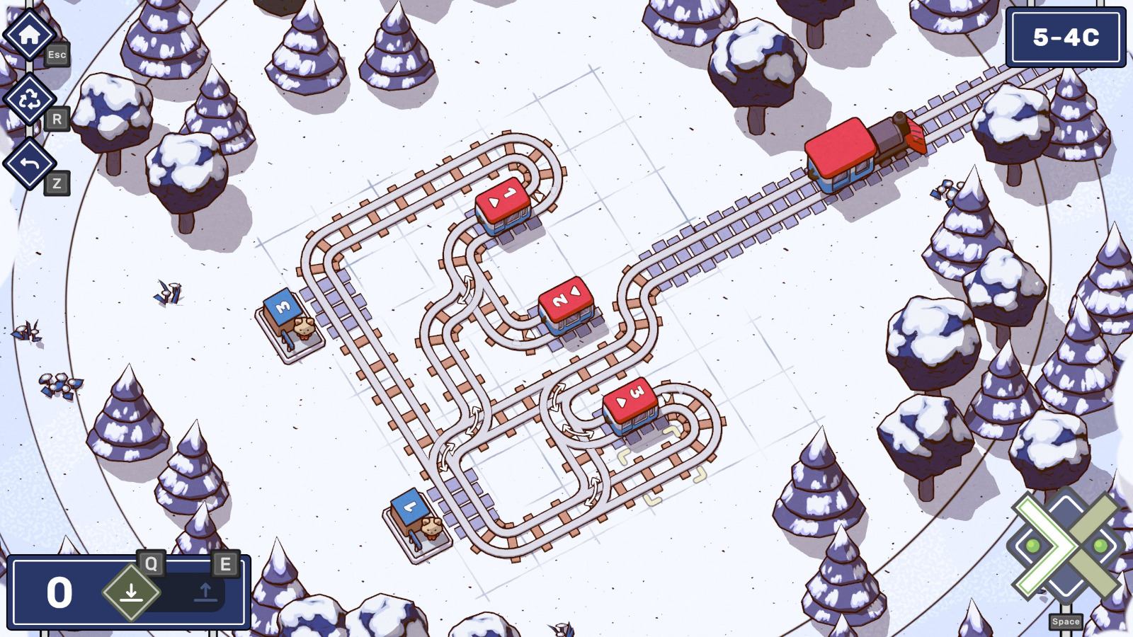 World 5 Puzzle Solutions - Railbound Walkthrough - Neoseeker