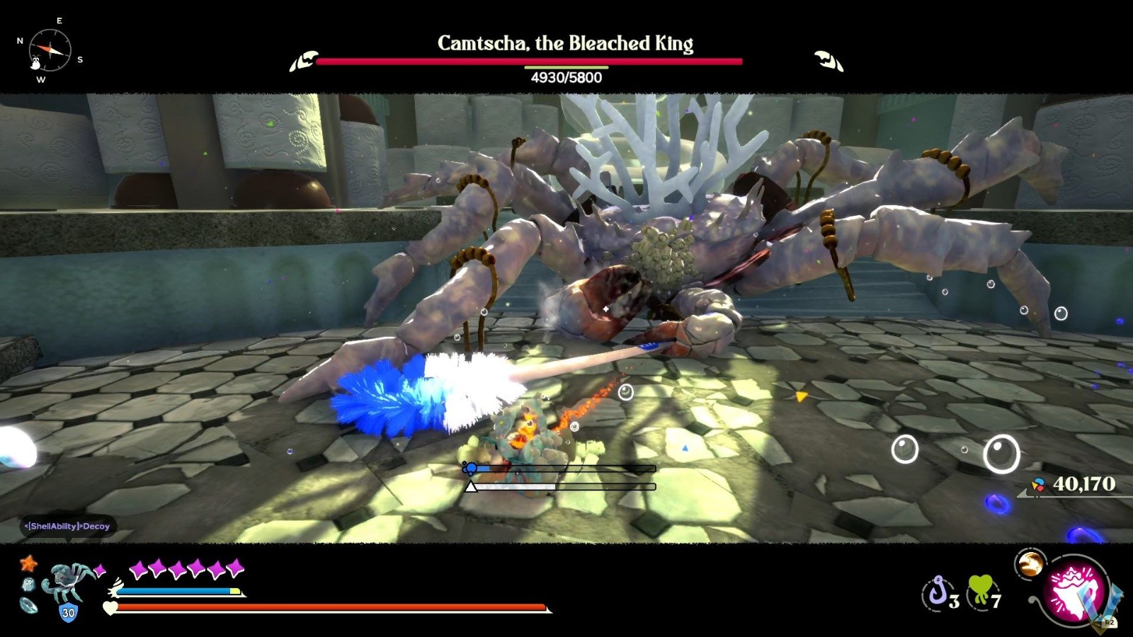 Another Crab's Treasure - Camtscha, The Bleached King Boss Guide ...