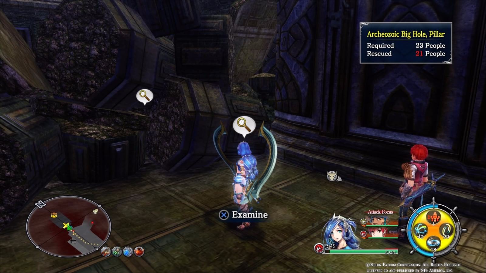 Archeozoic Big Hole - Ys VIII: Lacrimosa of DANA Walkthrough - Neoseeker