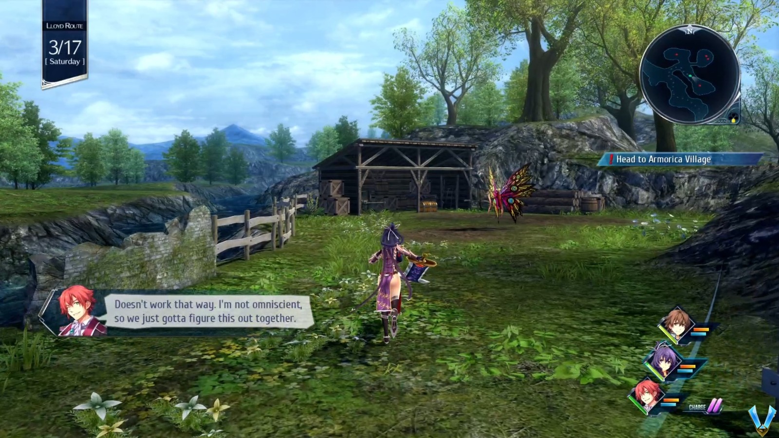 Trails into Reverie - Old Armorica Road Walkthrough - The Legend of ...