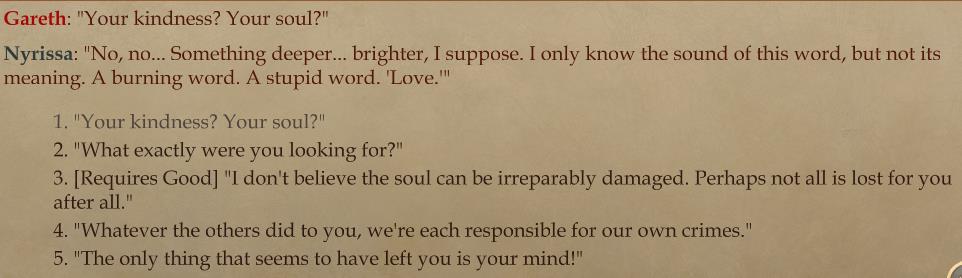 Nyrissa romance guide - Pathfinder: Kingmaker - Neoseeker