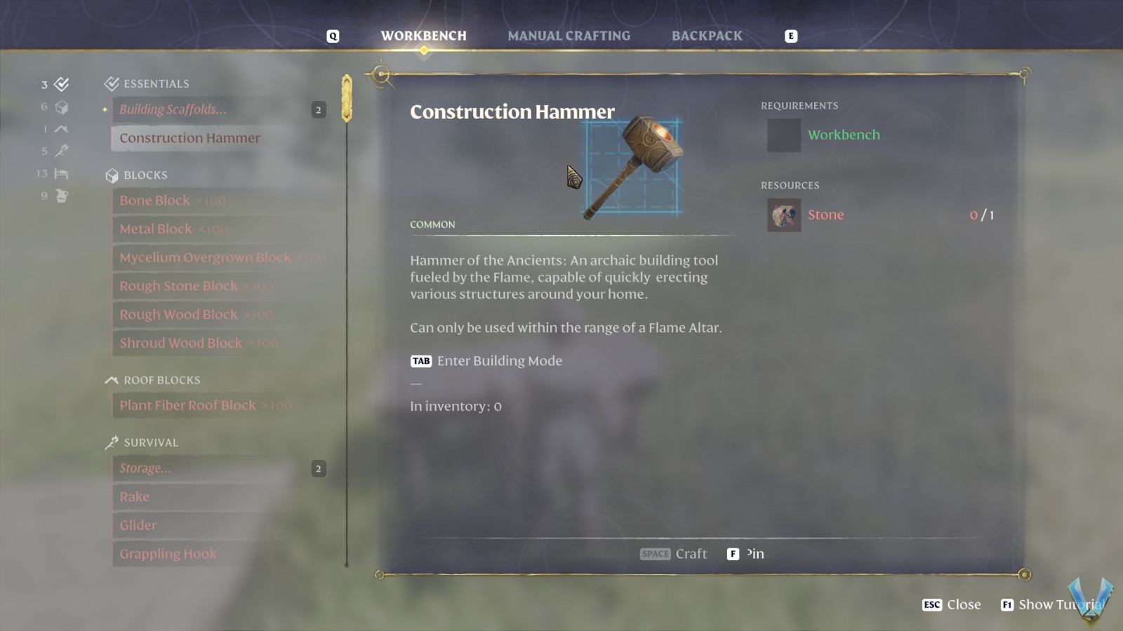 Enshrouded - The Blacksmith Needs a Shop Walkthrough - Neoseeker