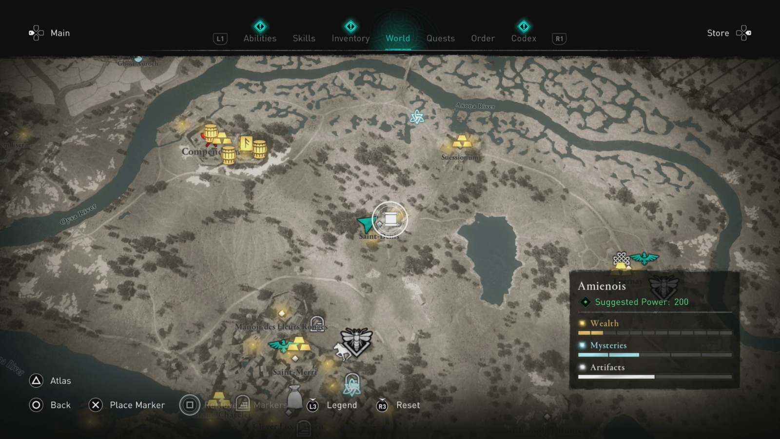 The Siege of Paris - Treasure Hoard Map Locations - Assassin's Creed ...