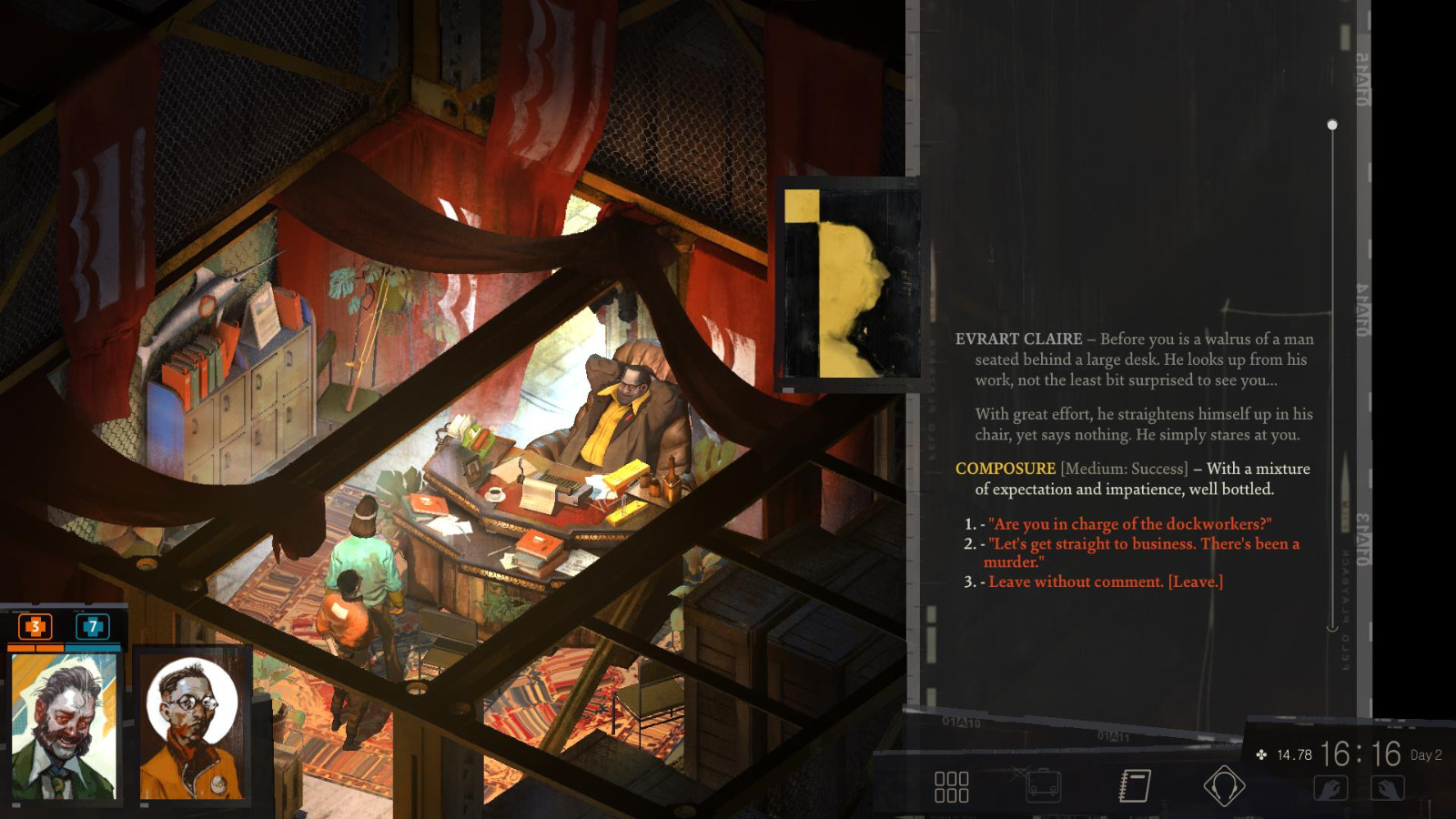 Interview the Union boss - Disco Elysium Walkthrough - Neoseeker