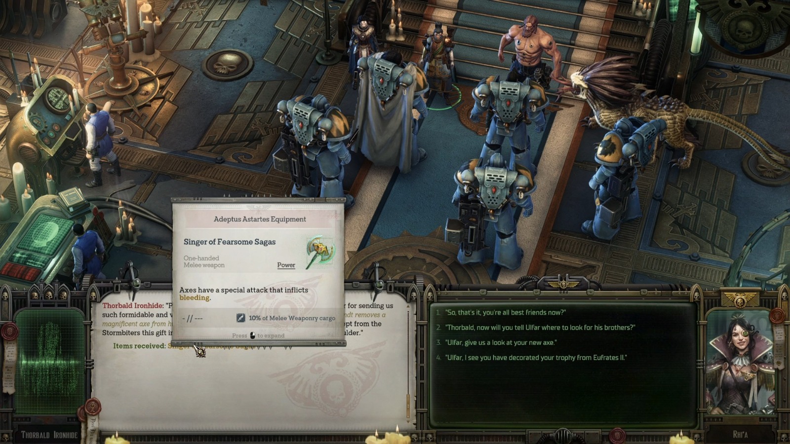 Rogue Trader - The Baleful Howl Walkthrough - Warhammer 40,000: Rogue ...