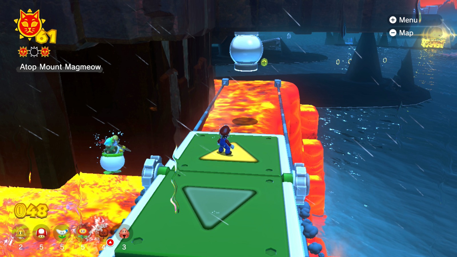 Mount Magmeow - All Cat Shine Locations - Bowser's Fury Walkthrough ...