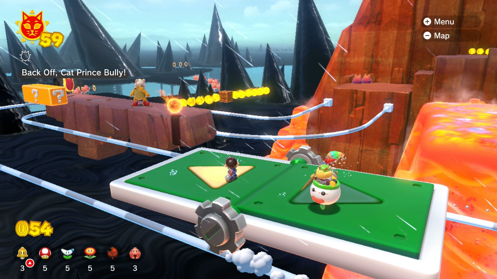 Mount Magmeow - All Cat Shine Locations - Bowser's Fury Walkthrough ...