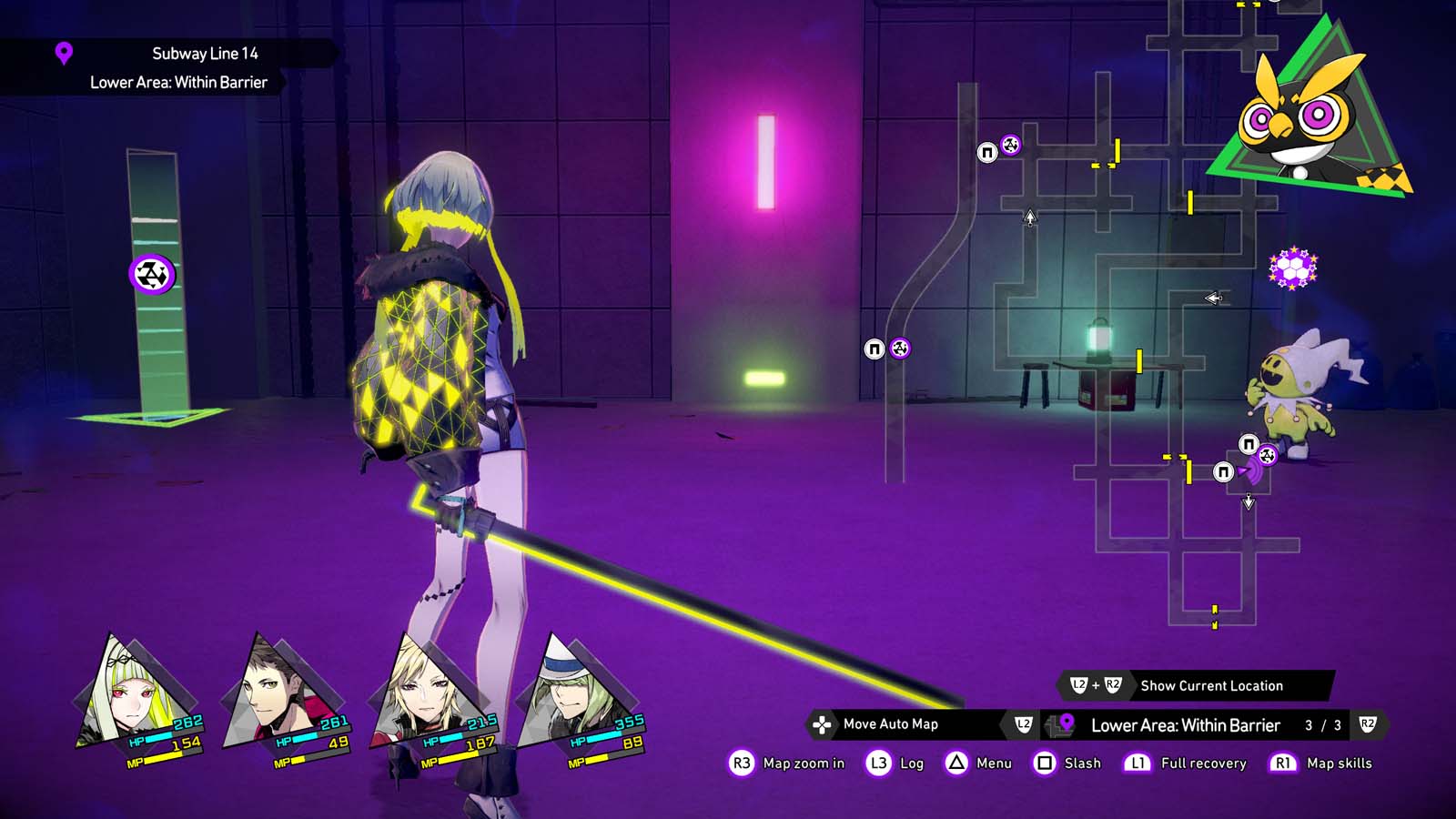 Subway Line 14 Guide - Soul Hackers 2 - Neoseeker