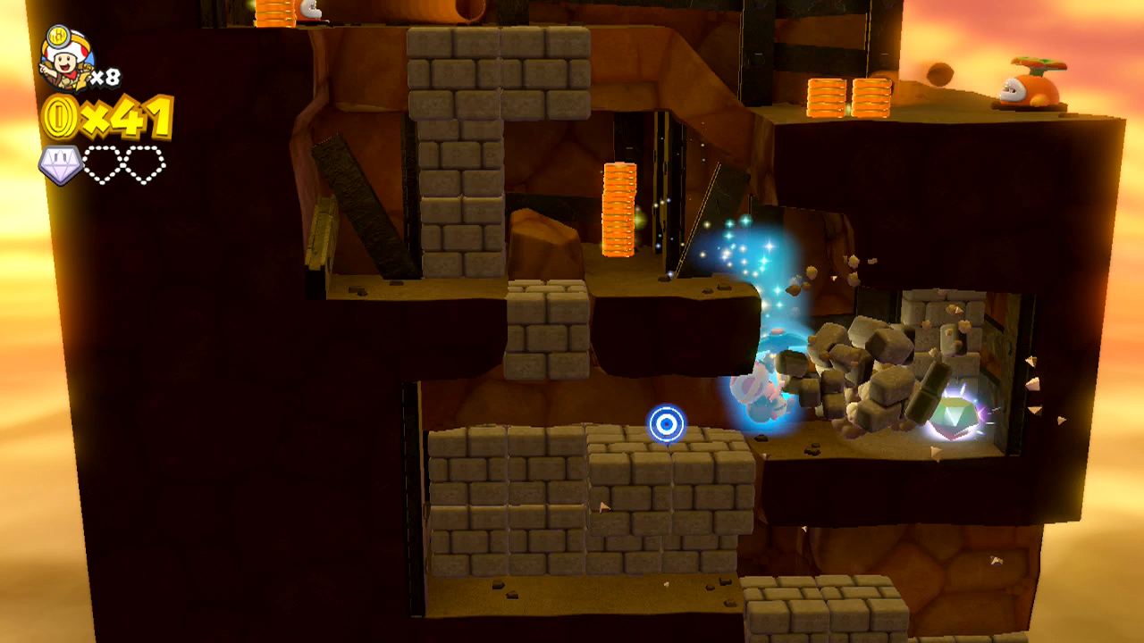 3-4 Pickaxe Cave Plummet - Captain Toad: Treasure Tracker Switch ...