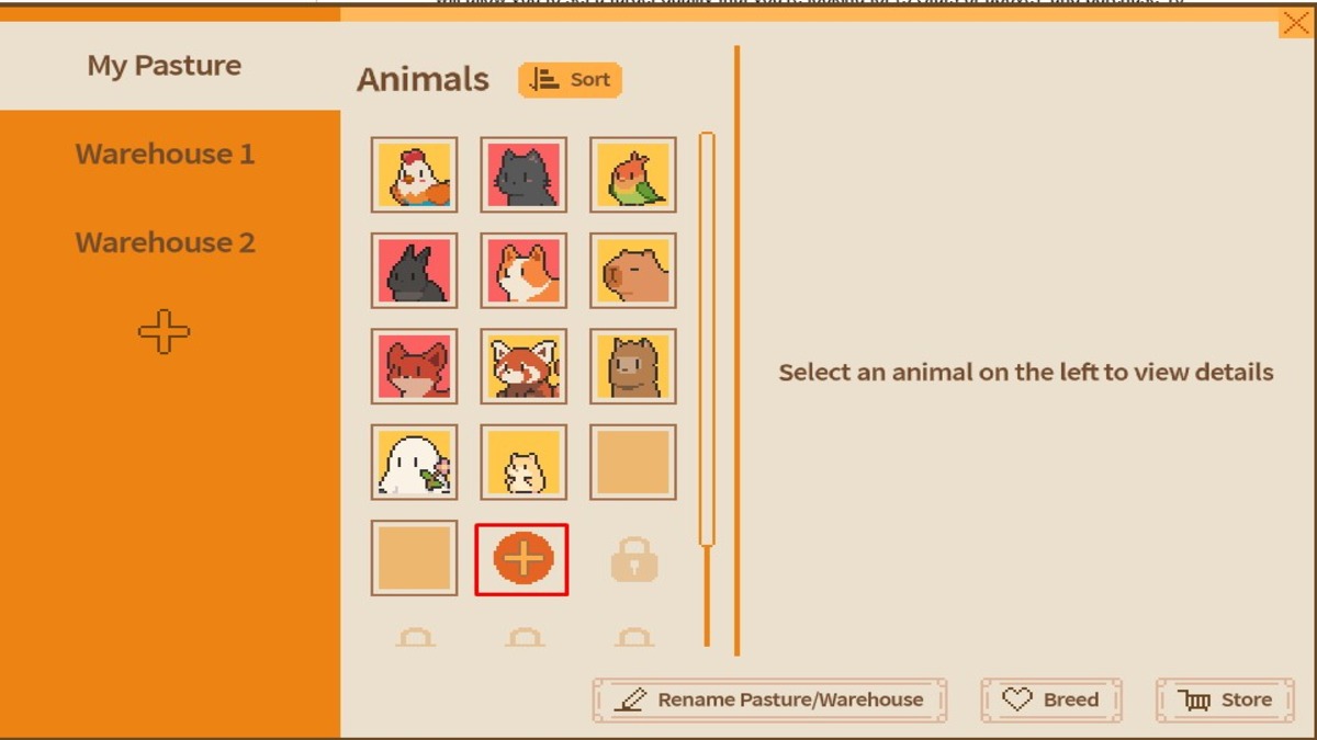 Tiny Pasture Pasture Slots and Warehouses Guide - Neoseeker