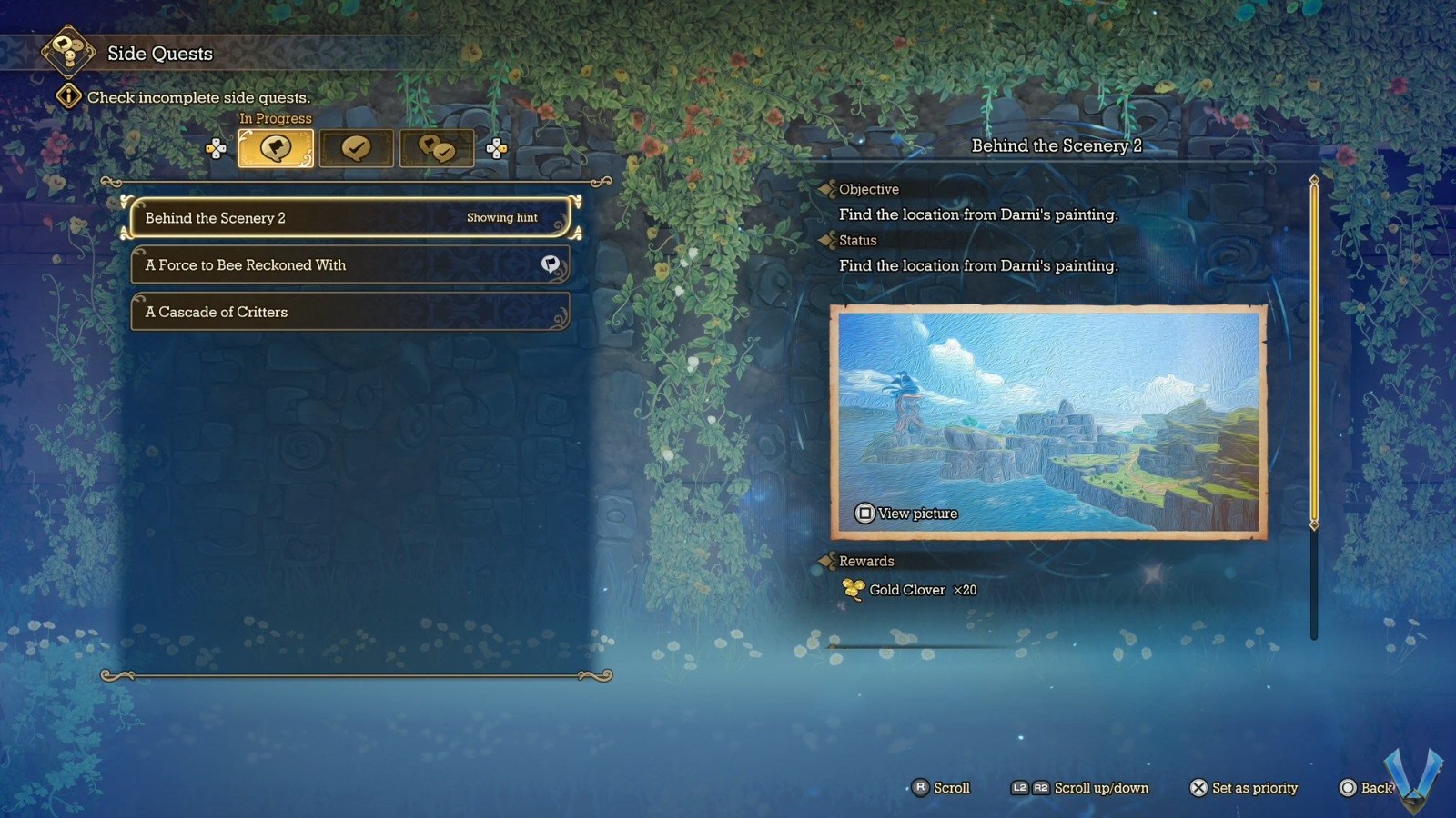 Behind the Scenery 2 - Visions of Mana Walkthrough - Neoseeker